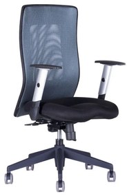 Office Pro Kancelářská židle CALYPSO GRAND bez podhlavníku Barva sedáku: 1111 černá, Barva opěráku: 1211 antracit