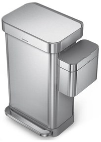 Šedá nádoba na kompostovatelný odpad 4 l - simplehuman