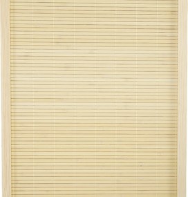 HOMCOM Bambusový paravan do interiéru 4 panely 180 x 180 cm - Přenosný paravan | Aosom