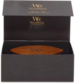 WoodWick – svíčka v dárkovém balení Fireside (Oheň v krbu), 453 g