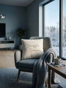 Sinsay - Povlak na polštář s vánočním motivem - krémová