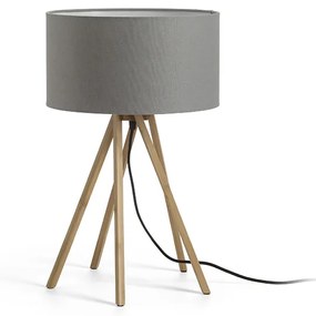RENDL R13338 EL PASO stolní lampa, dekorativní šedá bambus