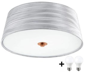 Eglo | Eglo 32111- LED Stropní svítidlo FONSEA 1 2xE27/9W/230V stříbrná/měděná | LEDEG32111