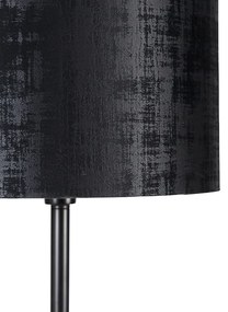 Moderní stojací lampa černé odstín černé 40 cm - Simplo