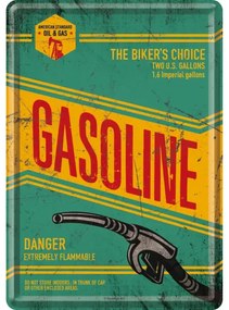 Postershop Plechová pohlednice - Gasoline