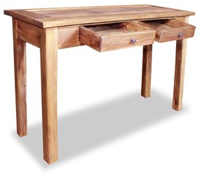 Odkládací stolek, masivní recyklované dřevo, 123x42x75 cm - Default Title