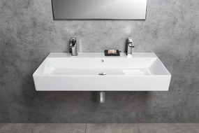 GSI, KUBE X keramické umyvadlo 100x47 cm, bílá ExtraGlaze, 9423211
