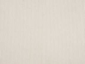 Čalouněný taburet bílý APRICA Beliani