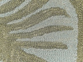 Vlněný koberec 140 x 200 cm vícebarevný VIZE Beliani