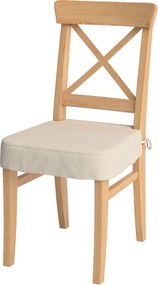 Sedák na židli IKEA Ingolf barva béžová látka pletený vzor