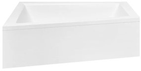 BESCO Asymetrická vana INTIMA Nožičky k vaně - S nožičkami, Rozměr vany - 150 × 85 cm, Způsob provedení - Levé VANINTI15L+OLVPINOZSTELI