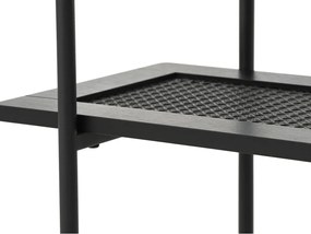 Černý konzolový stolek 37x100 cm Pensacola – Unique Furniture