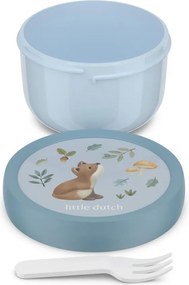 Světle modrý plastový dětský svačinový box Forest Friends by Little Dutch – Mepal