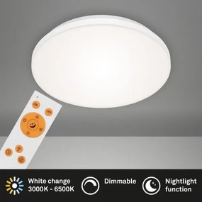Briloner 7377-016 - LED Stmívatelné stropní svítidlo LED/12W/230V 3000-6500K