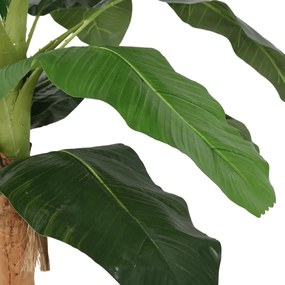 vidaXL Umělý banánovník 9 listů 120 cm zelený [359000]