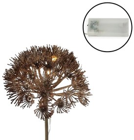 LED světelná dekorativní větev HERACLEUM 70 cm, bronzová