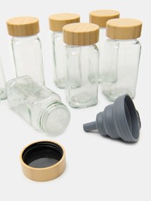 Sinsay - Dózy na koření s nálepkami 6 pack - clear