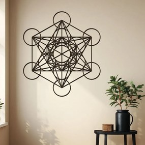 dřevo života Dřevěná dekorace na zeď METATRON Zvolte rozměr (cm): 71x80, Zvolte barvu dekoru: Wenge