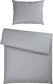 XXXLutz POVLEČENÍ satén šedá 140/200 cm Dieter Knoll - Povlečení - 005397070003