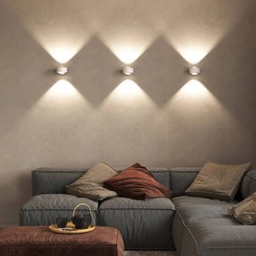 Puk Maxx Wall, LED, čirá skla, matná bílá