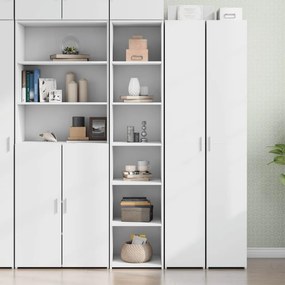 Skříň highboard bílá 40 x 41 x 185 cm kompozitní dřevo 3281666