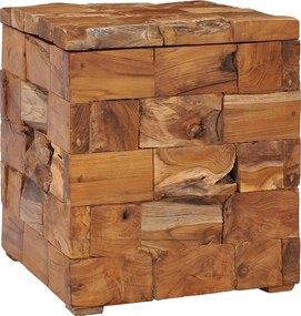 vidaXL Úložná stolička masivní teakové dřevo [281654]