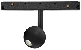 Mantra 8328 Magneto 48V Gruissan, černý spot LED 7W 3000K 38°, on/off, průměr 5,5cm