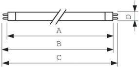 Zářivková trubice Philips TL MINI 8W/33-640 T5 G5 neutrální bílá 4100K