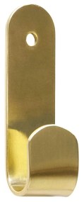 Hübsch Mosazný věšák Brass, zlatá barva, kov