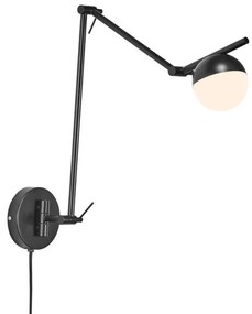 Umage Černé kovové nástěnné světlo CONTINA 73,6 cm