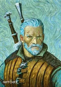 GOOD LOOT Puzzle The Witcher: Geralt z Rivie / 1000 dílků / 68 x 48 cm