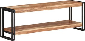 TV stolek 120 x 30 x 40 cm masivní akáciové dřevo 320680