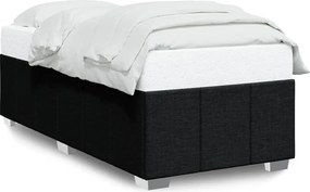 Rám postele bez matrace černý 100 x 200 cm textil 3284813