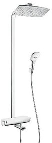 Hansgrohe Raindance Select - Sprchový set Showerpipe 360 s vanovým termostatem, 3 proudy, bílá/chrom 27113400