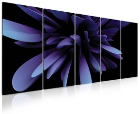 Malvis ® Obraz Abstraktní tvar květu ROZMĚR (šířka x výška): třídílný obdélník 120x80 cm