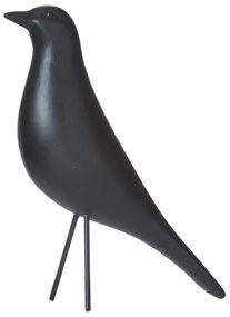 Dekorativní ptáček Bird Black 22 cm Wikholm Form
