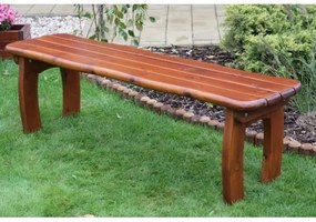 Dřevěná zahradní lavice LORETA bez opěradla - 3D5518