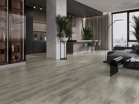 Mexen La Porte vzorek vinylových panelů SPC 6,5 mm, podklad IXPE 1,5 mm, 4 V-drážka, Dub - F1026-S