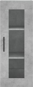 vidaXL Skříň highboard 34,5 x 34 x 180 cm kompozitní dřevo [3199389] Barva: bílá s vysokým leskem