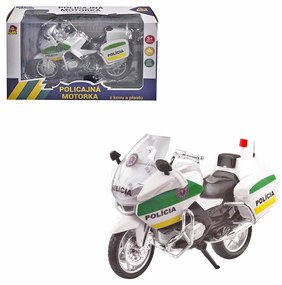 Zaparkorun Policejní motorka - POLÍCIA