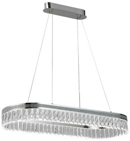 LED Stmívatelný křišťálový lustr na lanku THALIA LED/50W/230V 3000-6000K + DO