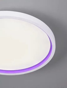 Moderní stropní svítidlo Chet RGB 39 s dálkovým ovládáním