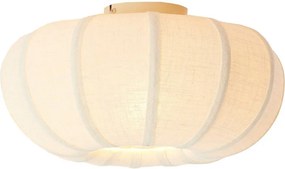 Krémové stropní svítidlo s textilním stínidlem ø 40 cm Zosia – Light &amp; Living