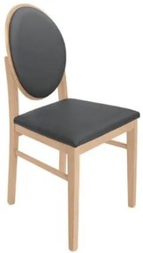 BERNARDIN jídelní židle, dub přírodní/šedá