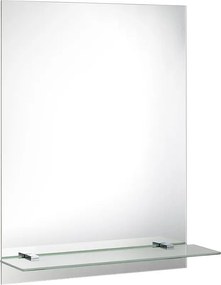 Aqualine Sapho, Zrcadlo s policí 60x80cm, včetně závěsů