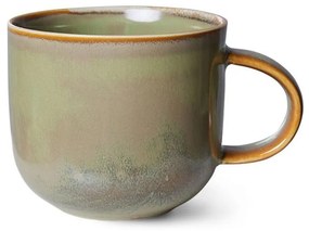 Mechově zelený porcelánový hrnek Chef - 12*9*8 cm / 320 ml