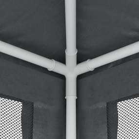 Party stan se 4 síťovanými bočnicemi antracitový 2 x 2 m HDPE 319219
