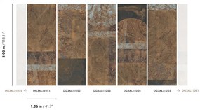 Vliesová fototapeta na zeď, hnědý mramor, DG3ALI1054, Wall Designs III, Khroma by Masureel