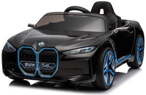 Dětské elektrické autíčko s dálkovým ovládáním BestBerg BBCC-20B – BMW i4 / nosnost 30 kg / Li-Ion baterie / černá