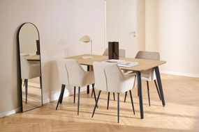 ACTONA GROUP Designová jídelní sestava CADIZ béžová s područkami H000025047